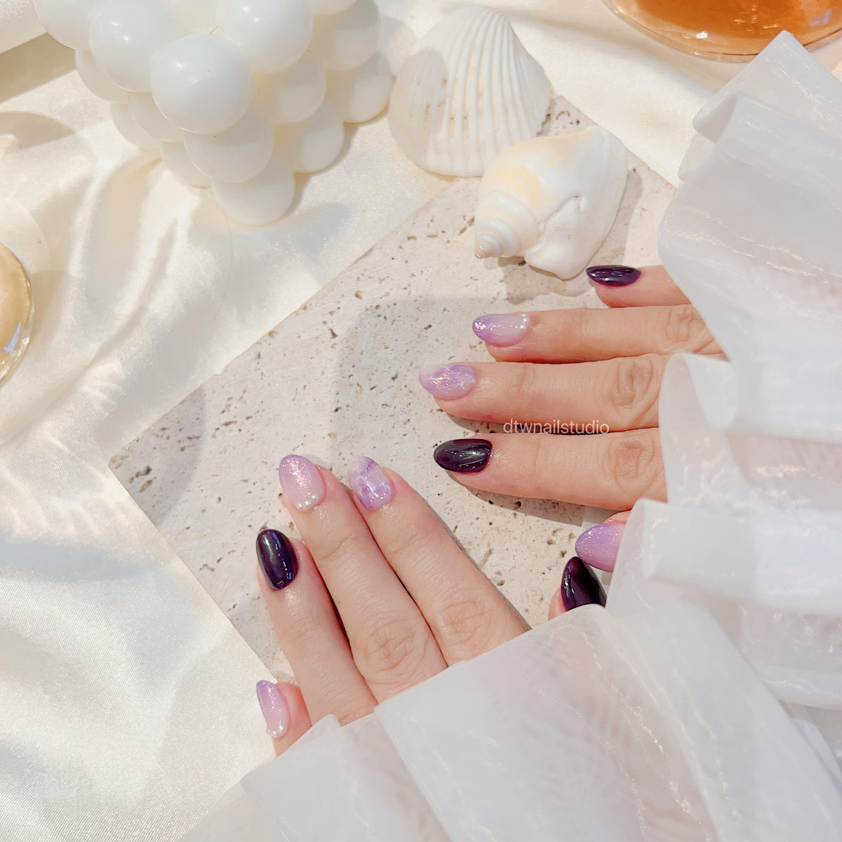 Utopia Purple Nail Art – DreamTales Wardrobe